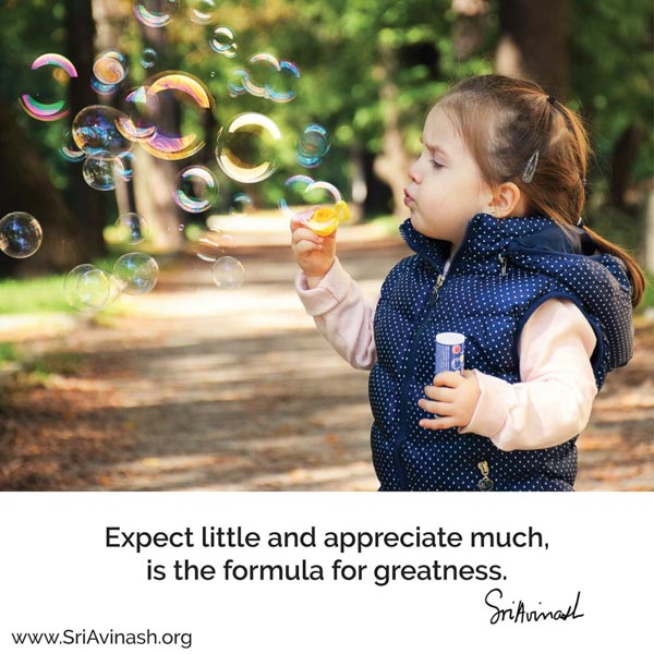 Expect Little - Sri Avinash Do Mission